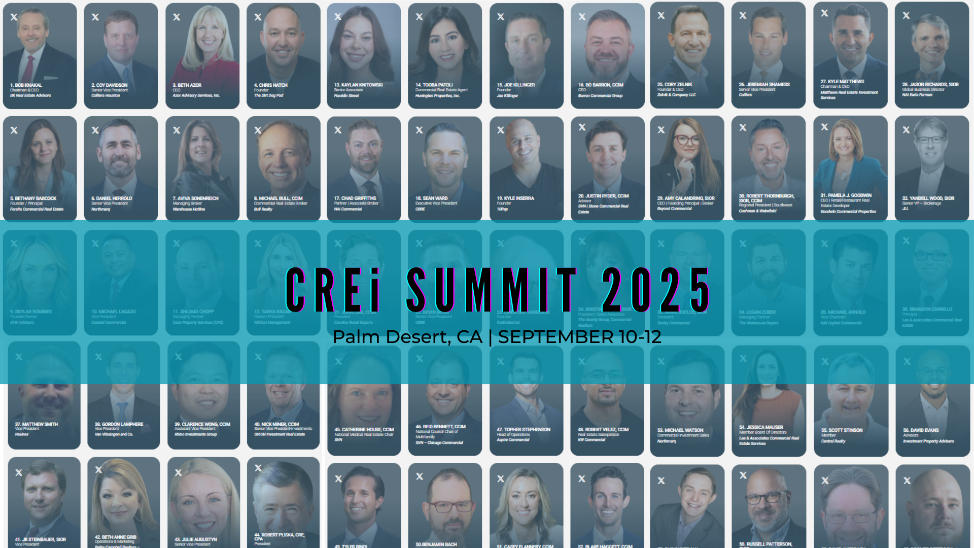 X List 2025 - CREi Summit